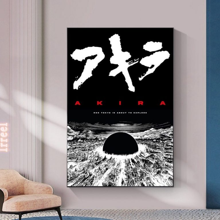 Akira Anime Comic Wall Art Home Decor Poster Canvas - Kaiteez