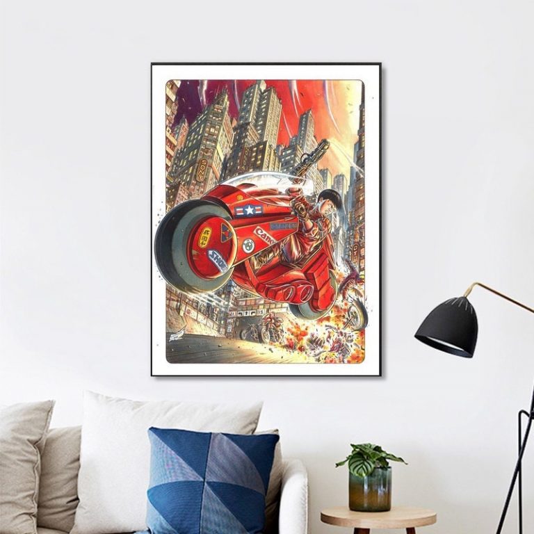 Akira Anime Comic Wall Art Home Decor Poster Canvas - Kaiteez