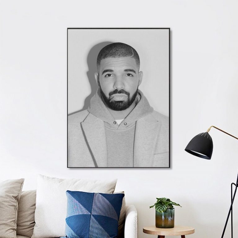 Drake Wall Art Home Decor Poster Canvas - Kaiteez