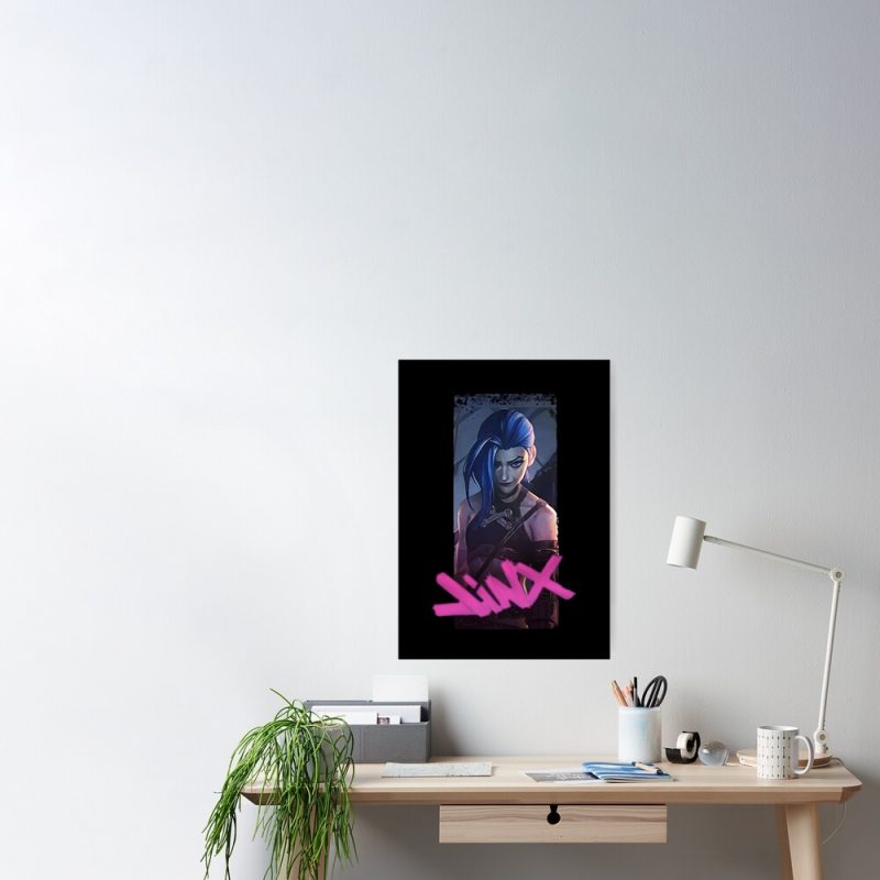 Arcane League Of Legends Vi And Jinx Poster Canvas - Kaiteez