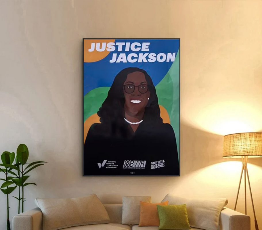 Justice Ketanji Brown Jackson Poster Canvas - Kaiteez