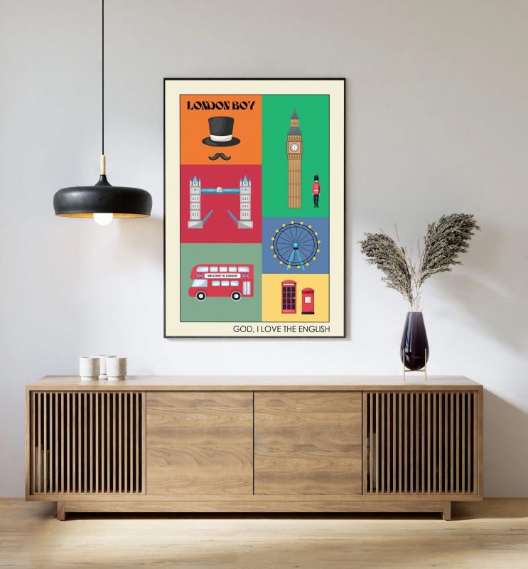 London Boy Song Wall Art Lover Album Poster - Kaiteez