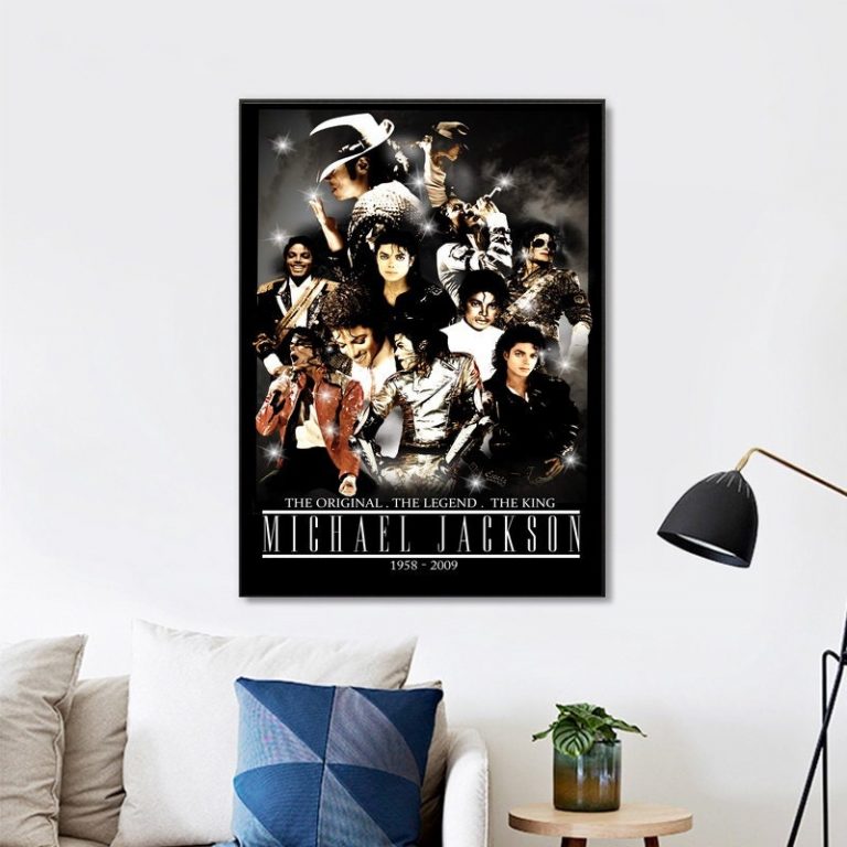 Michael Jackson Thriller 40 Signature Poster Canvas - Kaiteez