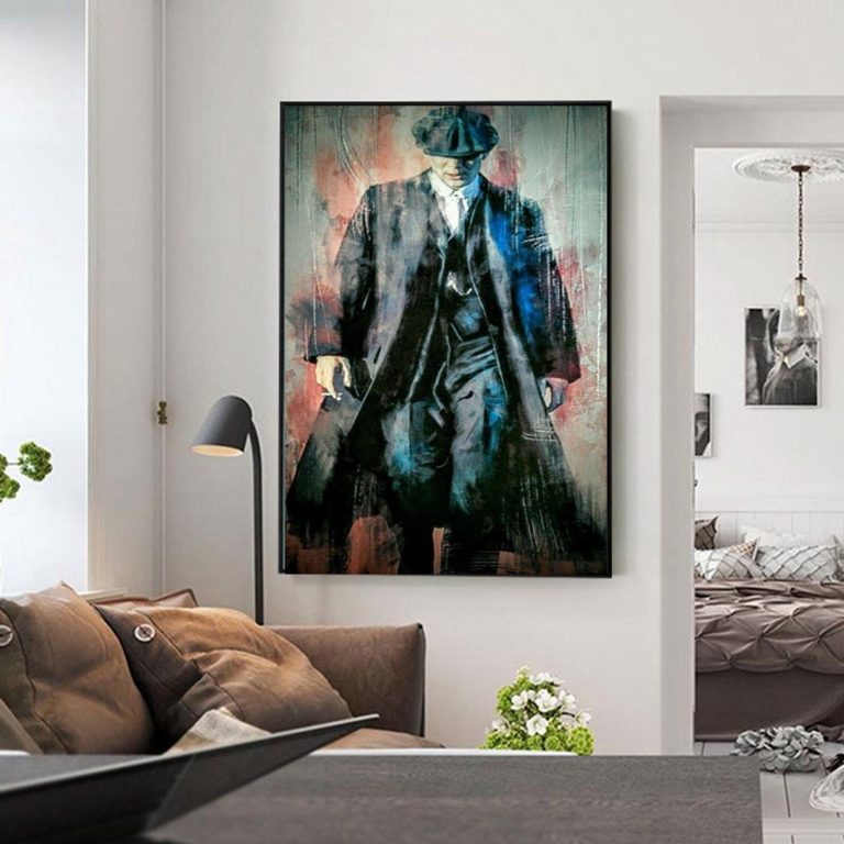 Peaky Blinders Thomas Shelby Wall Art Poster Canvas - Kaiteez