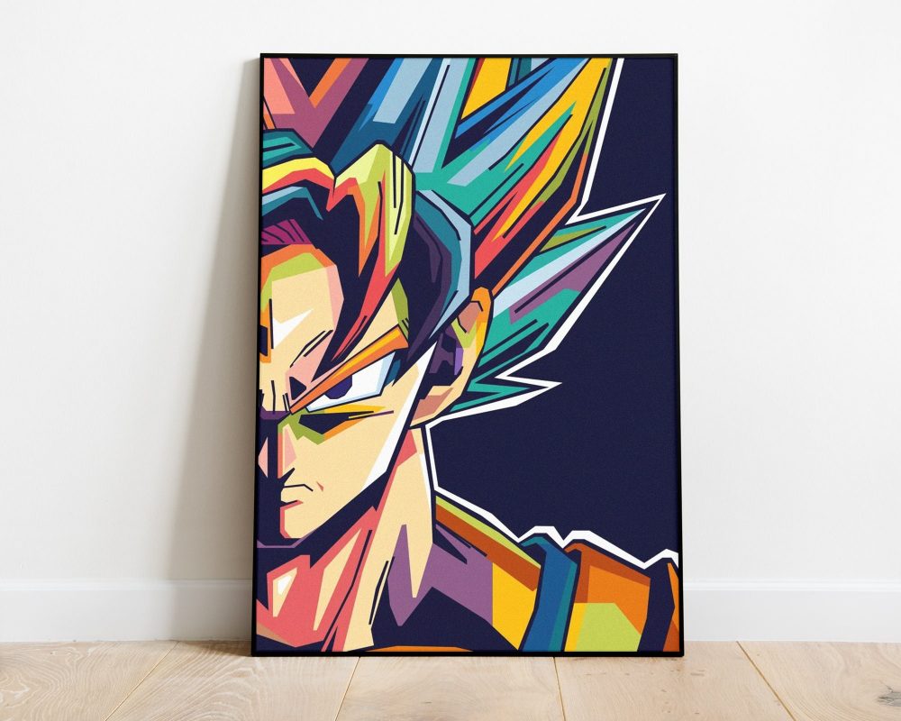 Retro Son Goku Dragon Ball Z Classic Anime 90s Home Decor Poster Canvas ...
