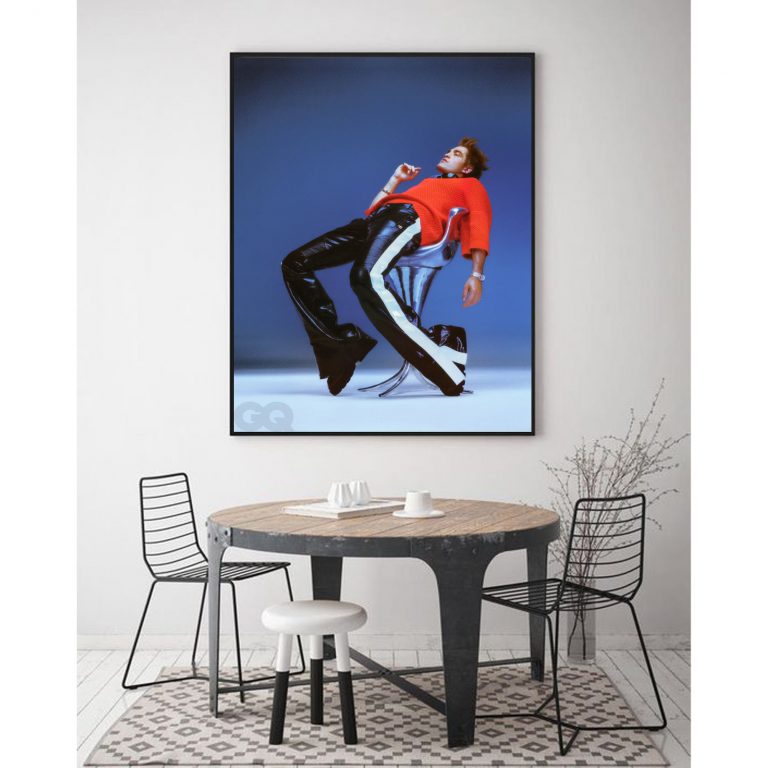 Robert Pattinson GQ Magazine Canvas Poster Wall Art - Kaiteez