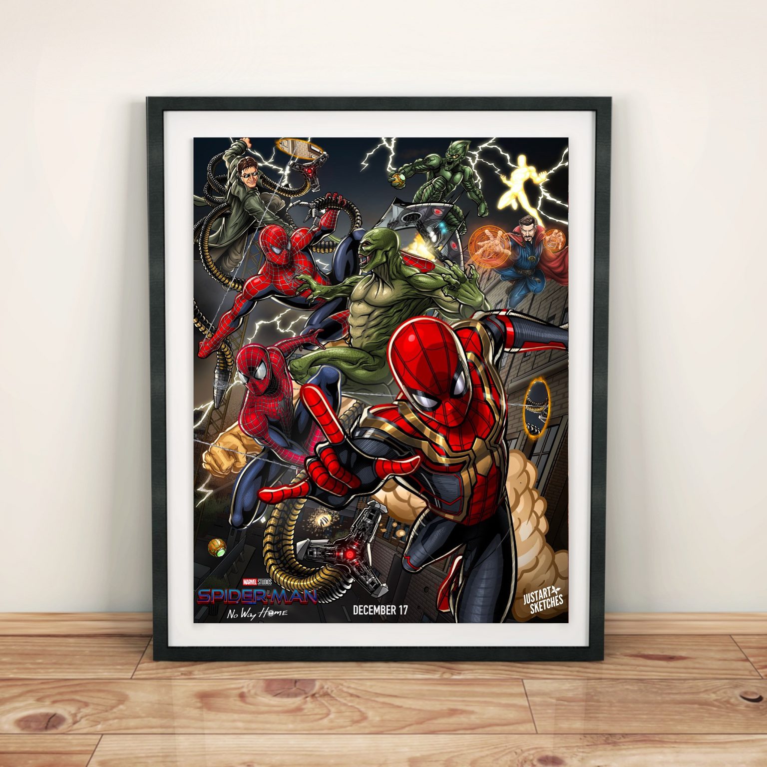 Spider-Man No Way Home Marvel Studios Home Decor Poster Canvas - Kaiteez