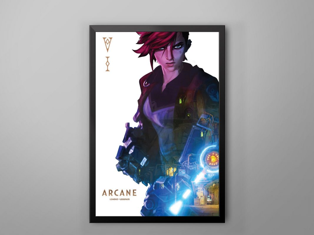 Vi Arcane League Of Legends 2021 TV Show Poster Canvas - Kaiteez