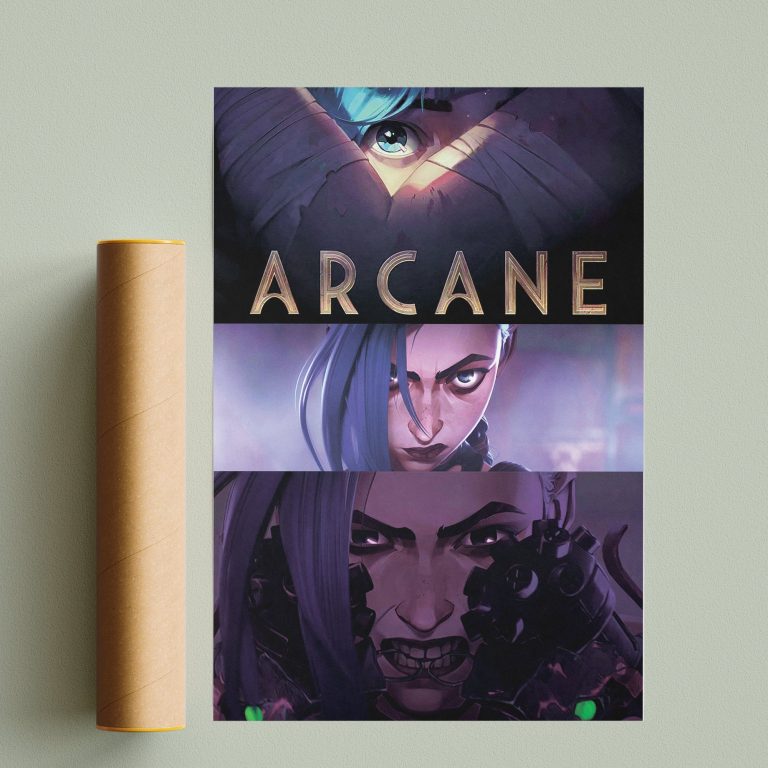 Arcane 2021 League Of Legends Jinx Posters Canvas - Kaiteez