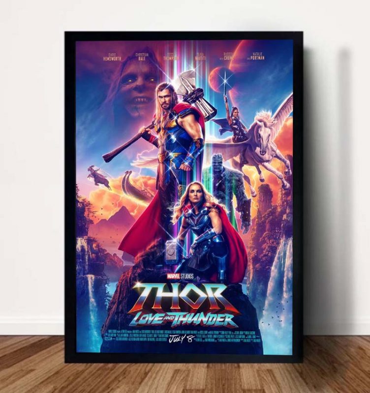 Official Brand New Thor Love And Thunder Original Poster Canvas - Kaiteez