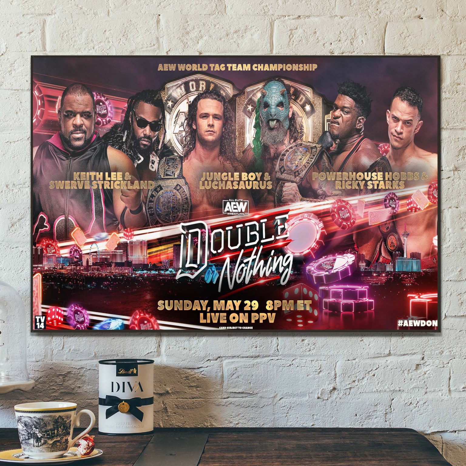 The Undisputed WWE Tag Team Championship on SmackDown Poster Canvas ...