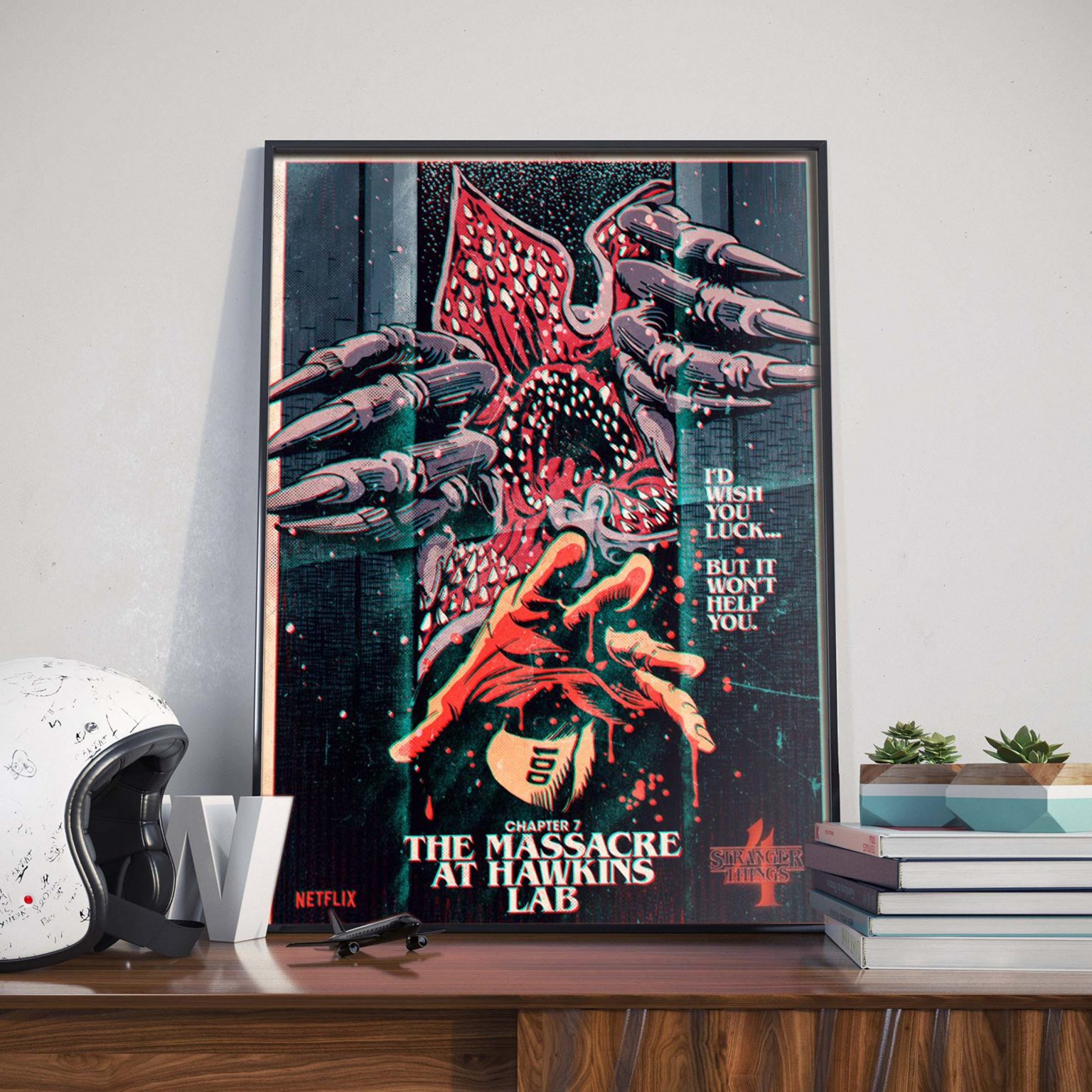 Stranger Things 4 Chapter 4 Dear Billy Poster Canvas - Kaiteez