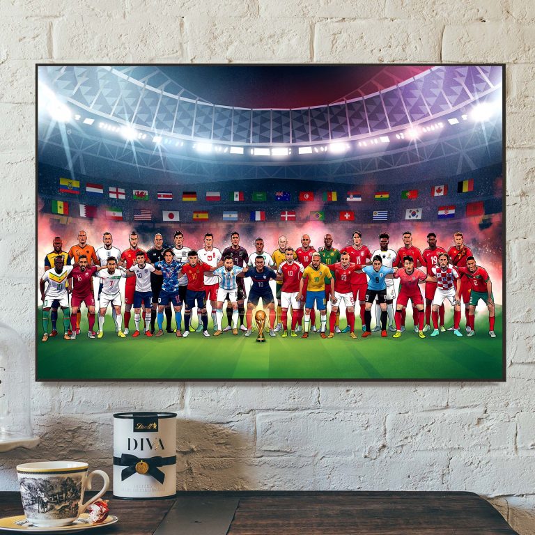 World Cup 2022 WC Qatar The 2022 World Cup Field Is Set Home Decor ...