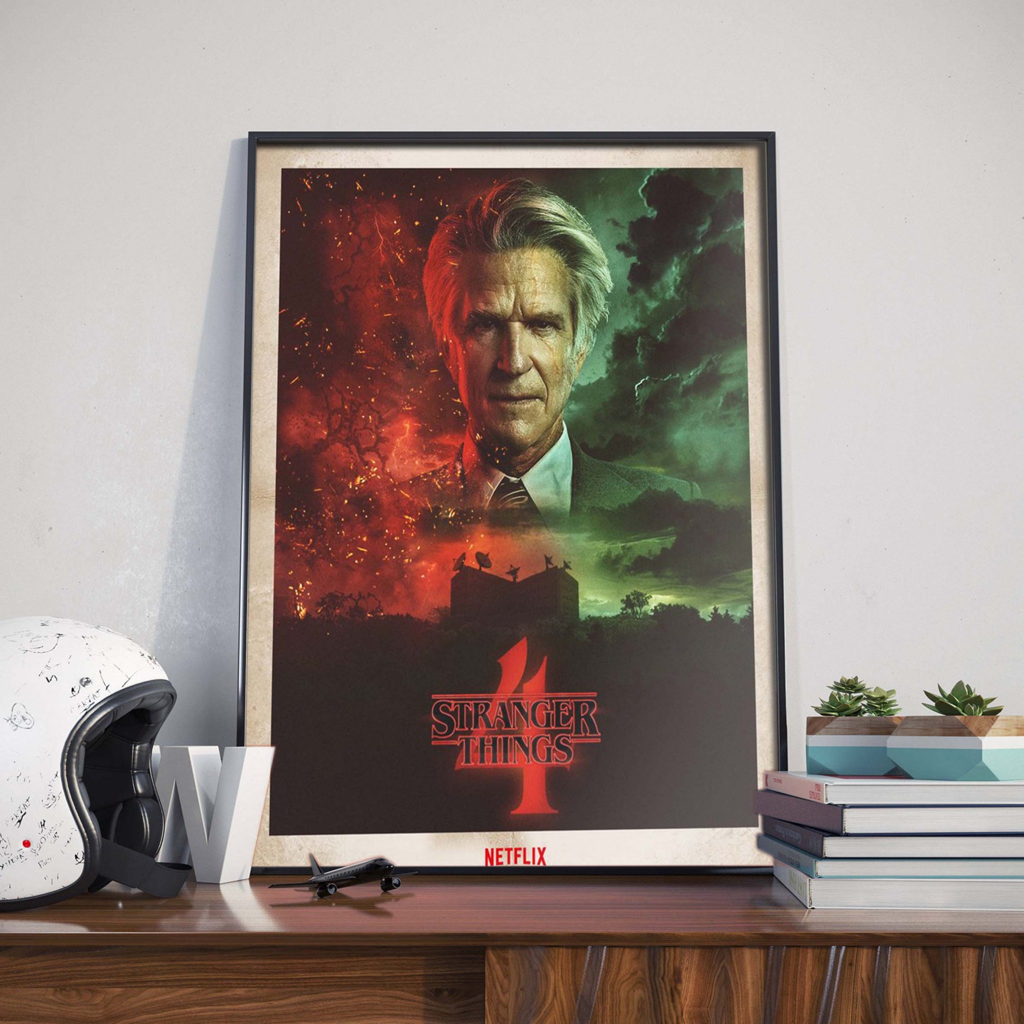Dr Brenner You are like Papa Stranger Things 4 Poster Canvas - Kaiteez