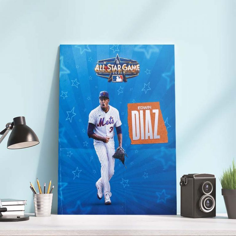 Edwin Diaz MLB All-Star Game Poster Canvas - Kaiteez