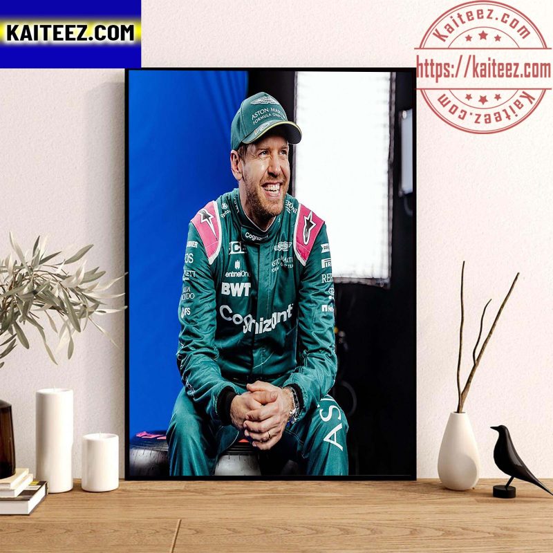 Thank You Sebastian Vettel 4 F1 World Champions Retirement Poster ...