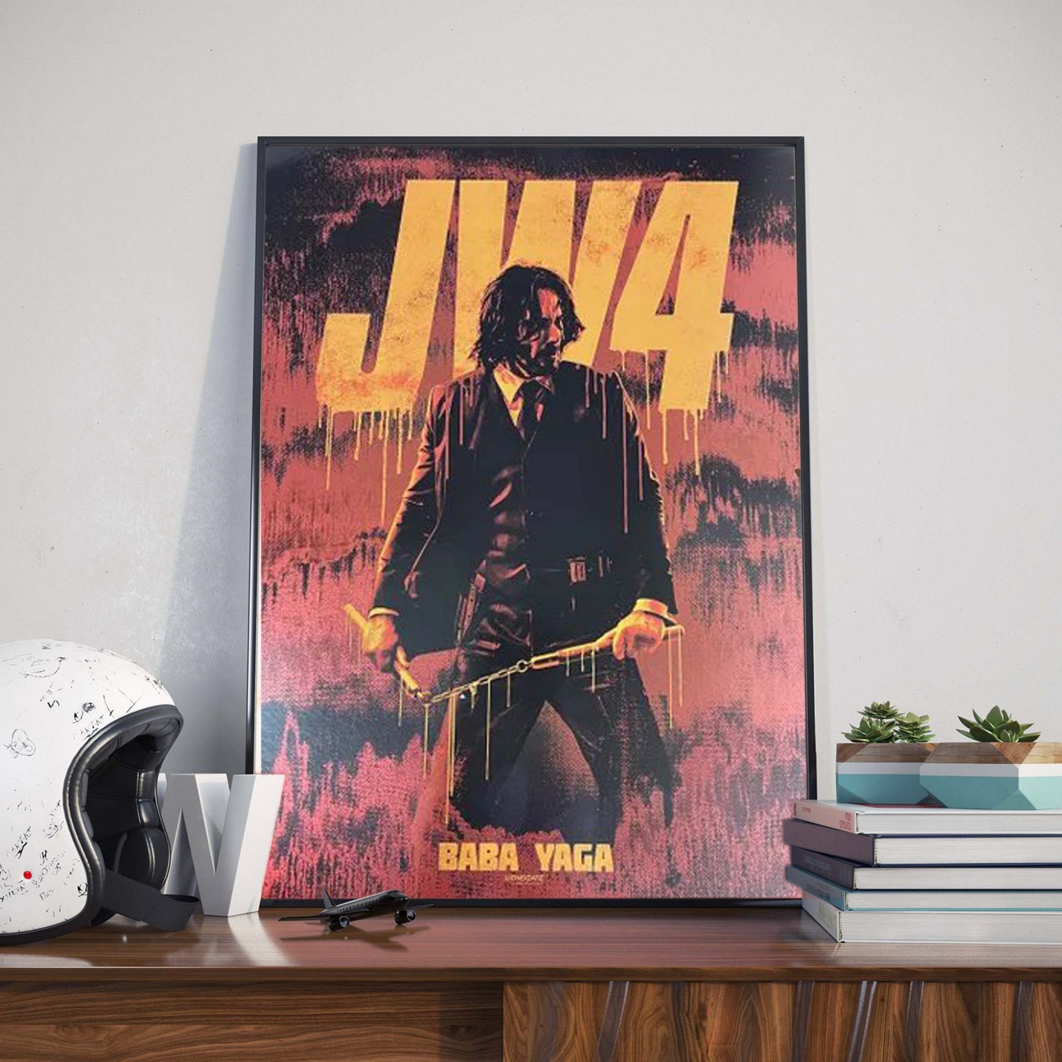First Poster For John Wick 4 Baba Yaga Canvas Poster - Kaiteez