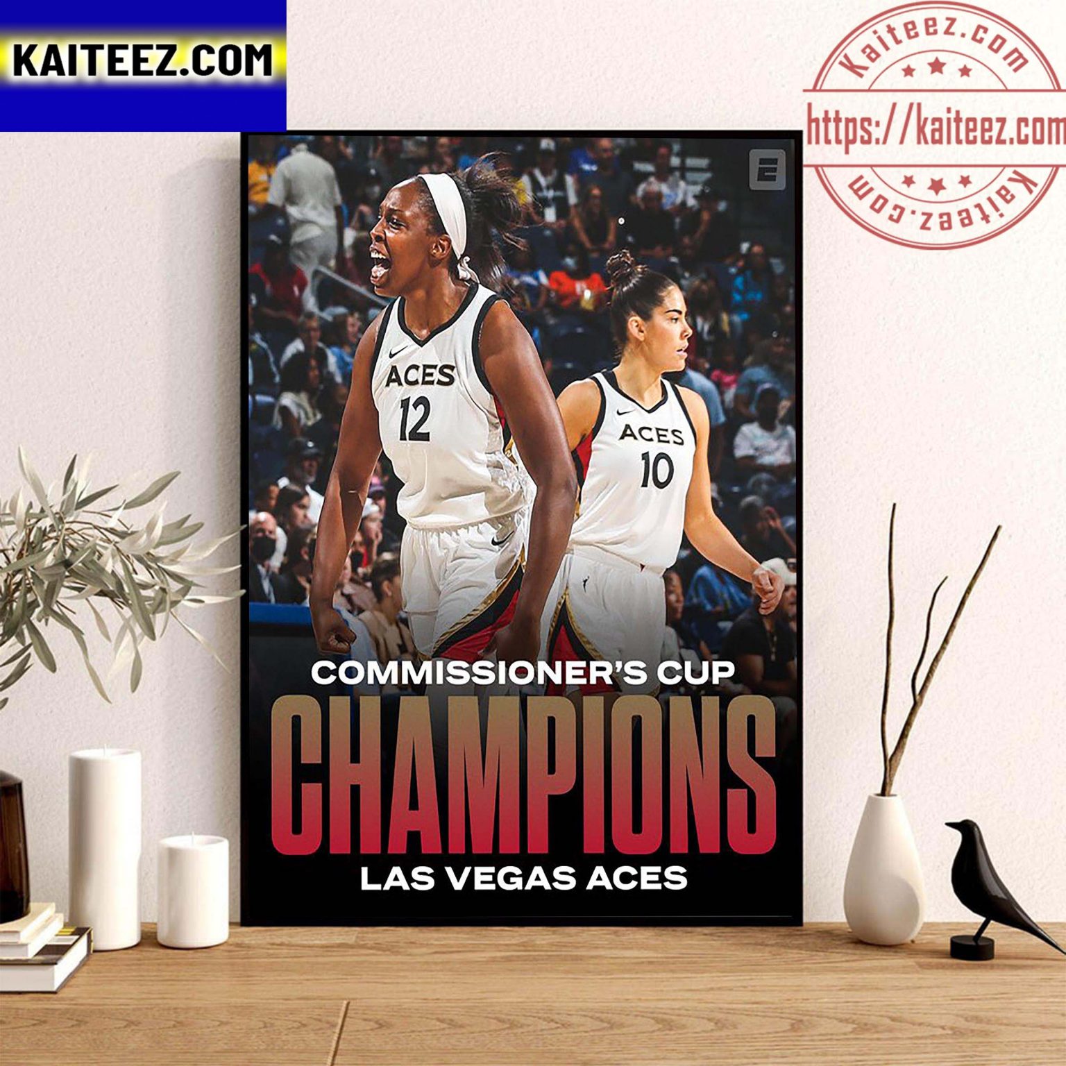 Las Vegas Aces Champions 2022 WNBA Finals Champs Art Decor Poster ...