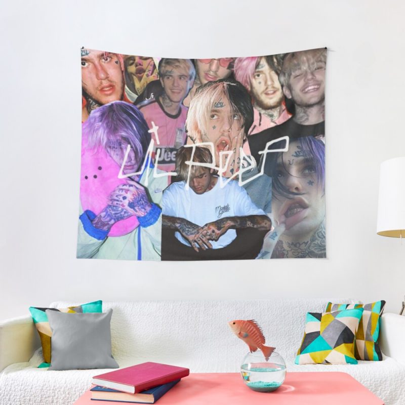 Lil Peep Collection Picture Signature Tapestry - Kaiteez