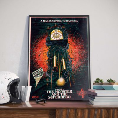 Stranger Things 4 Chapter 9 The Piggyback Poster Canvas - Kaiteez