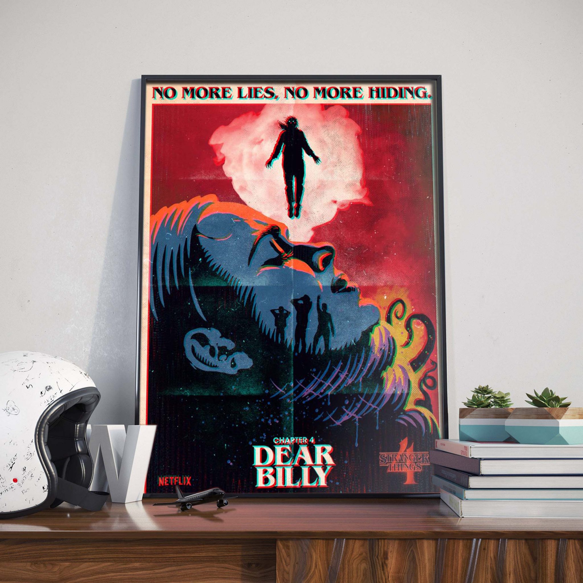 Stranger Things 4 Chapter 9 The Piggyback Poster Canvas - Kaiteez