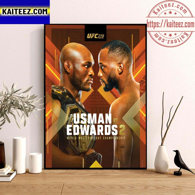 UFC 278 Usman vs Edwards 2 World Welterweight Championship Decoration ...