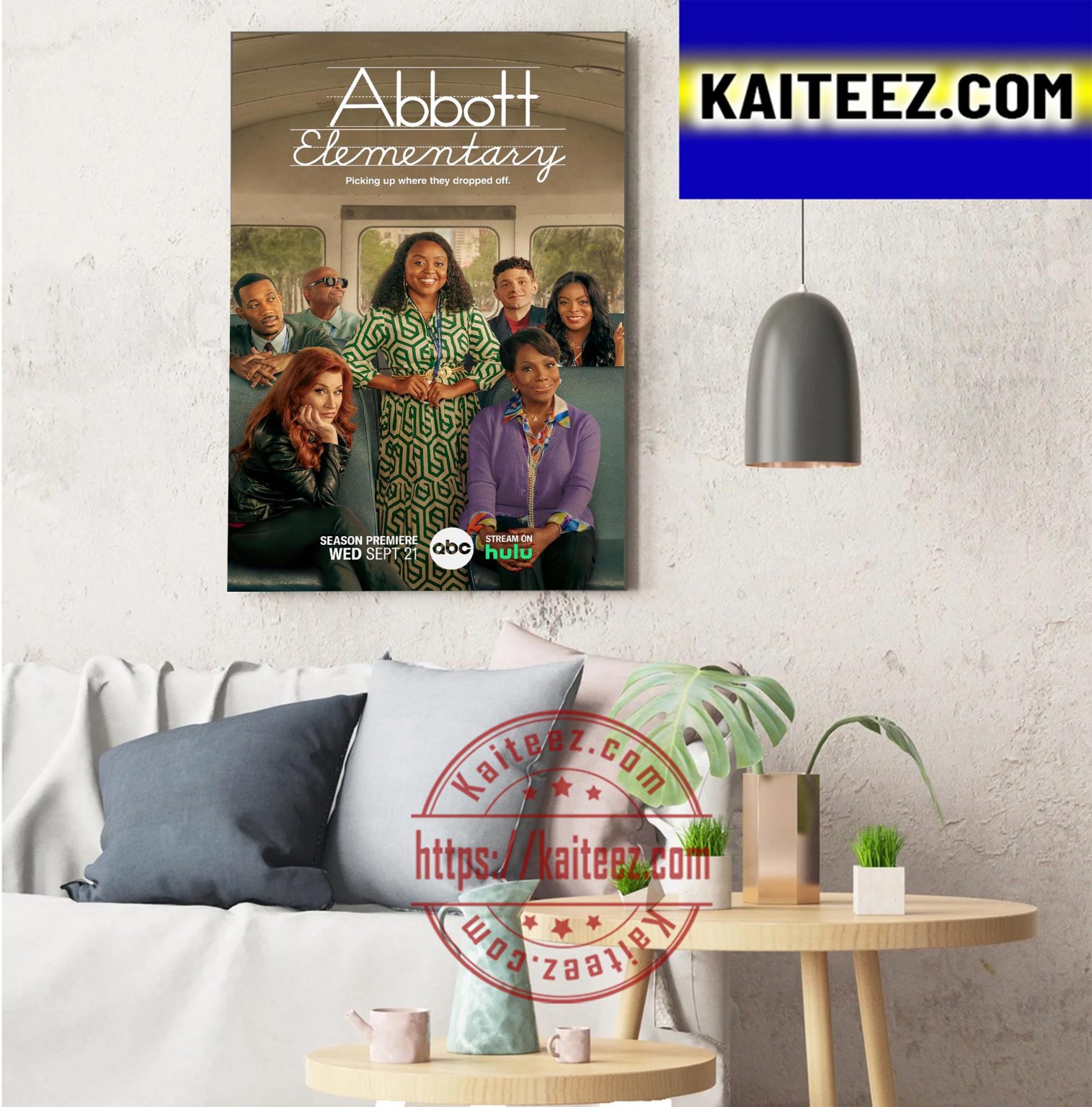 Abbott Elementary New Poster Movie Decorations Poster Canvas - Kaiteez