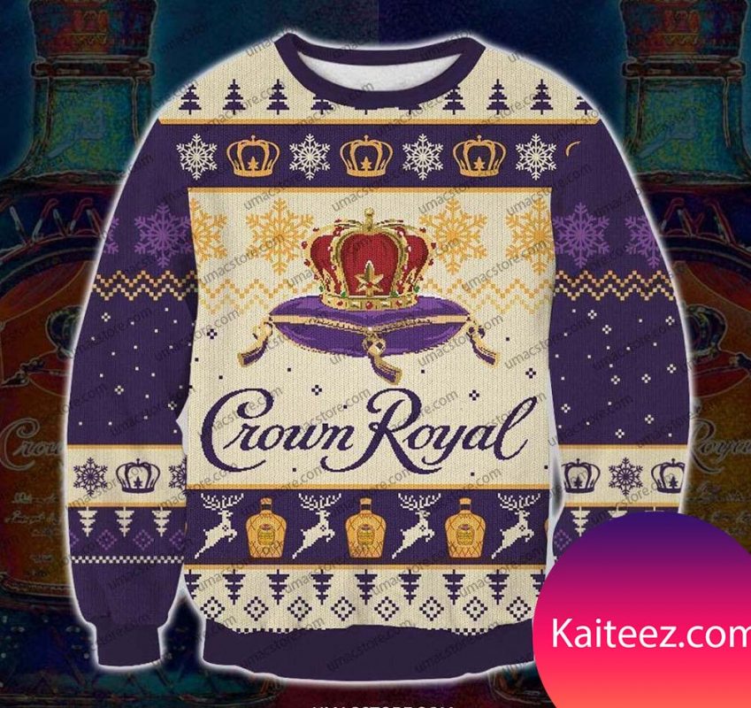 Crown Royal Christmas Ugly Sweater - Kaiteez