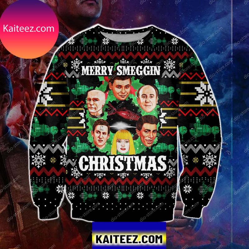Dave Lister 3d Print Knitting Pattern Christmas Ugly Sweater - Kaiteez