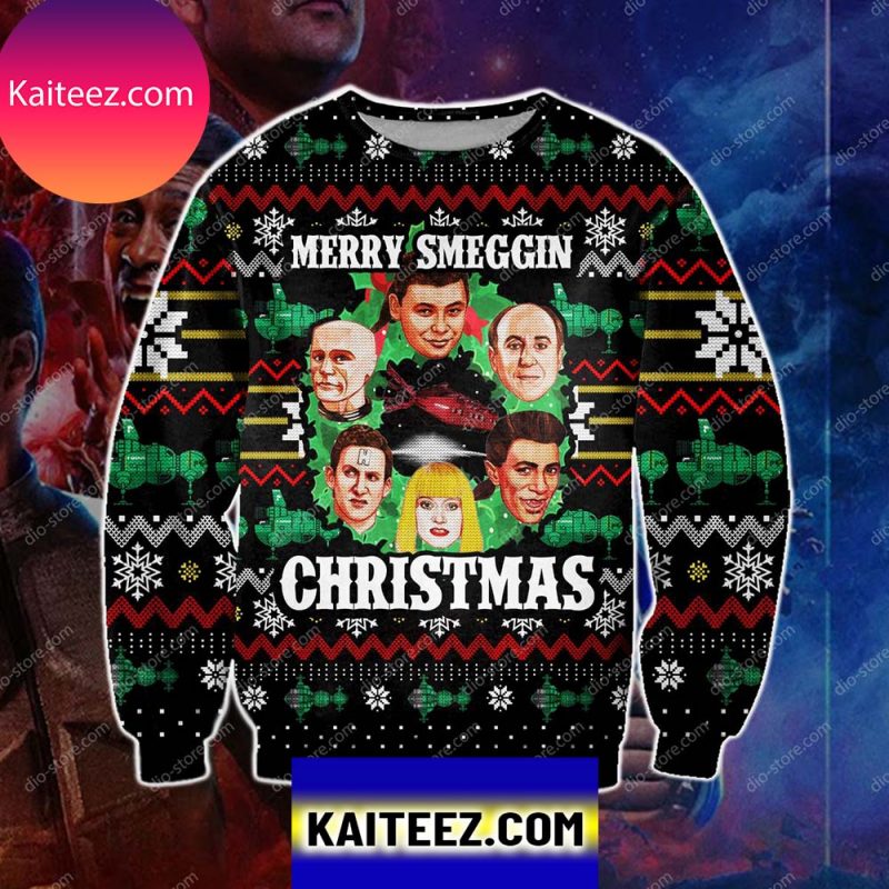 Dave Lister 3d Print Knitting Pattern Christmas Ugly Sweater - Kaiteez