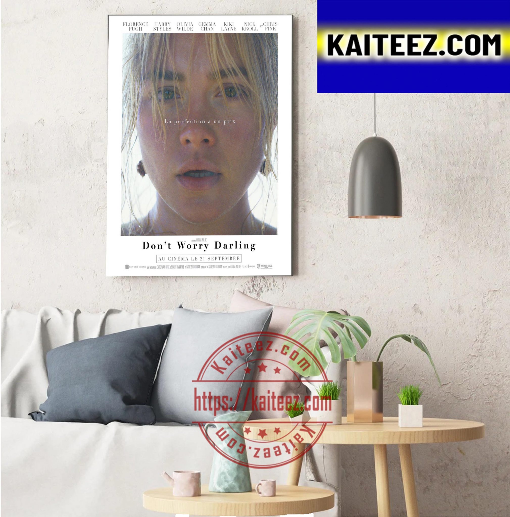 Dont Worry Darling French Poster Decor Poster Canvas - Kaiteez