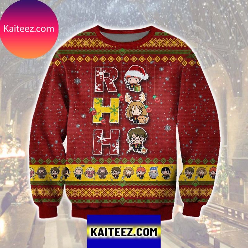 Happy Christmas Ron Hermione And Harry Christmas Ugly Sweater - Kaiteez