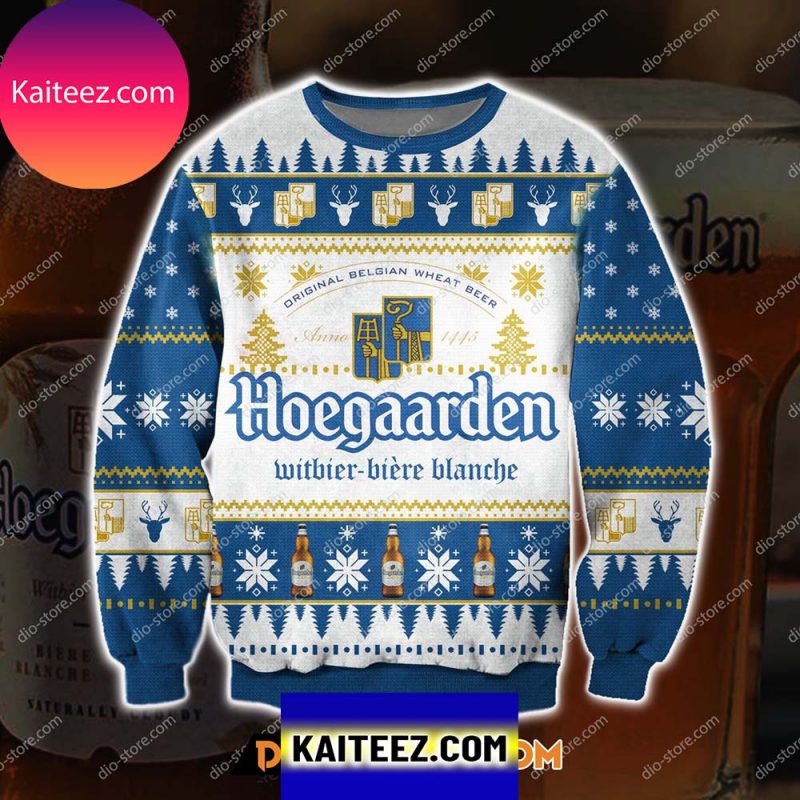 Hoegaarden Beer Knitting Pattern Christmas Sweater - Kaiteez