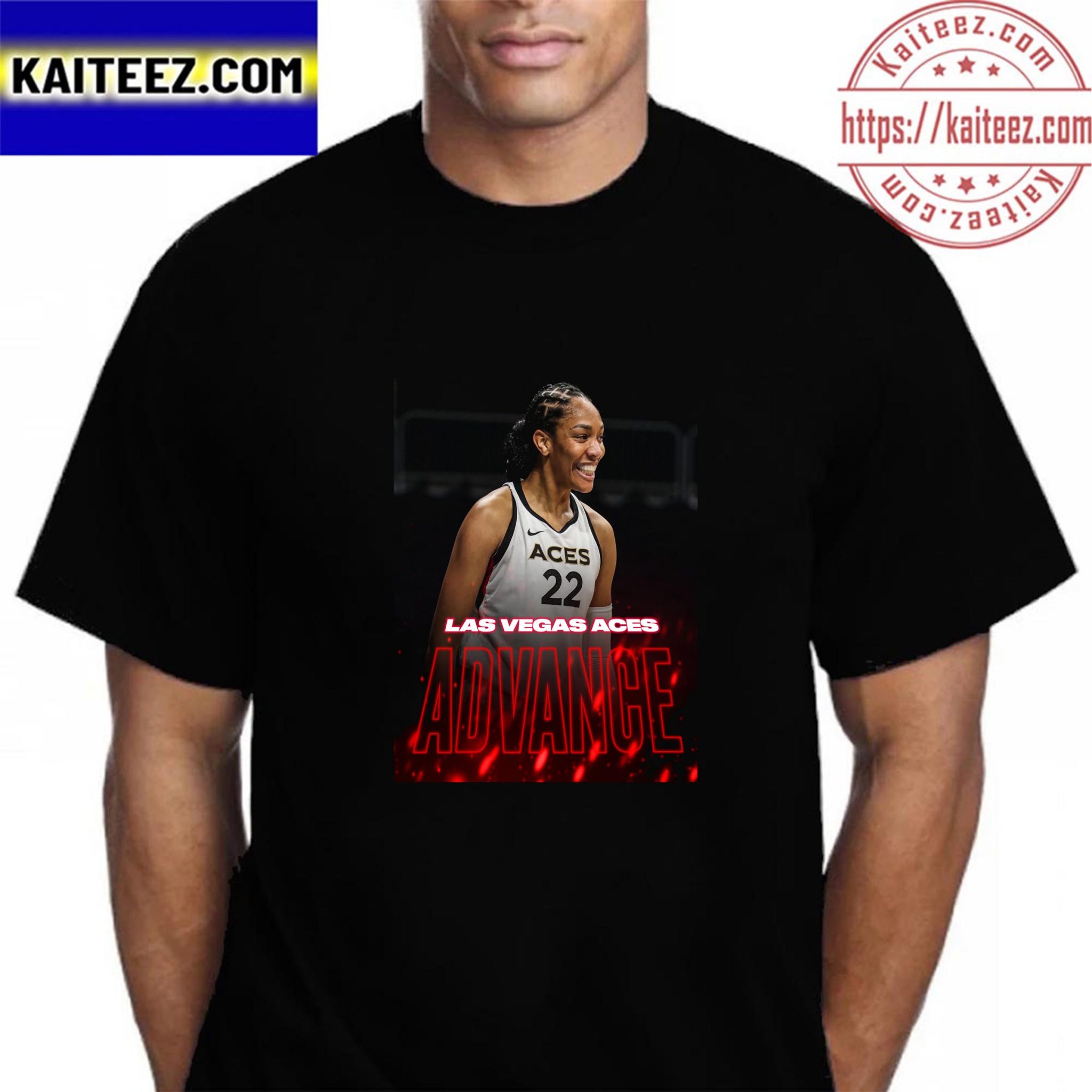 Las Vegas Aces Champs 2022 WNBA Finals Champions Vintage T-Shirt - Kaiteez