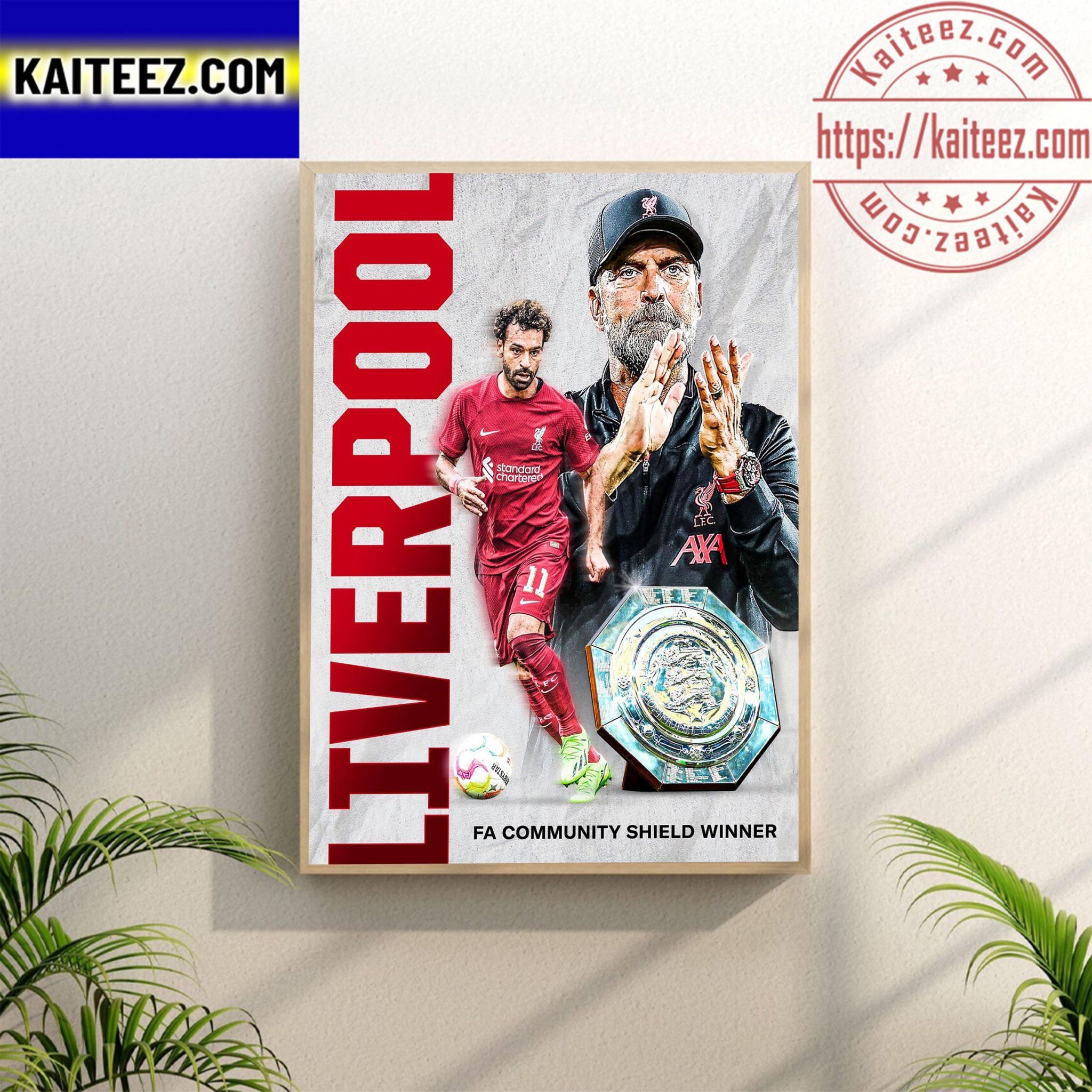 Liverpool FC Emirates FA Cup Winner Champion 2022 Poster Canvas - Kaiteez
