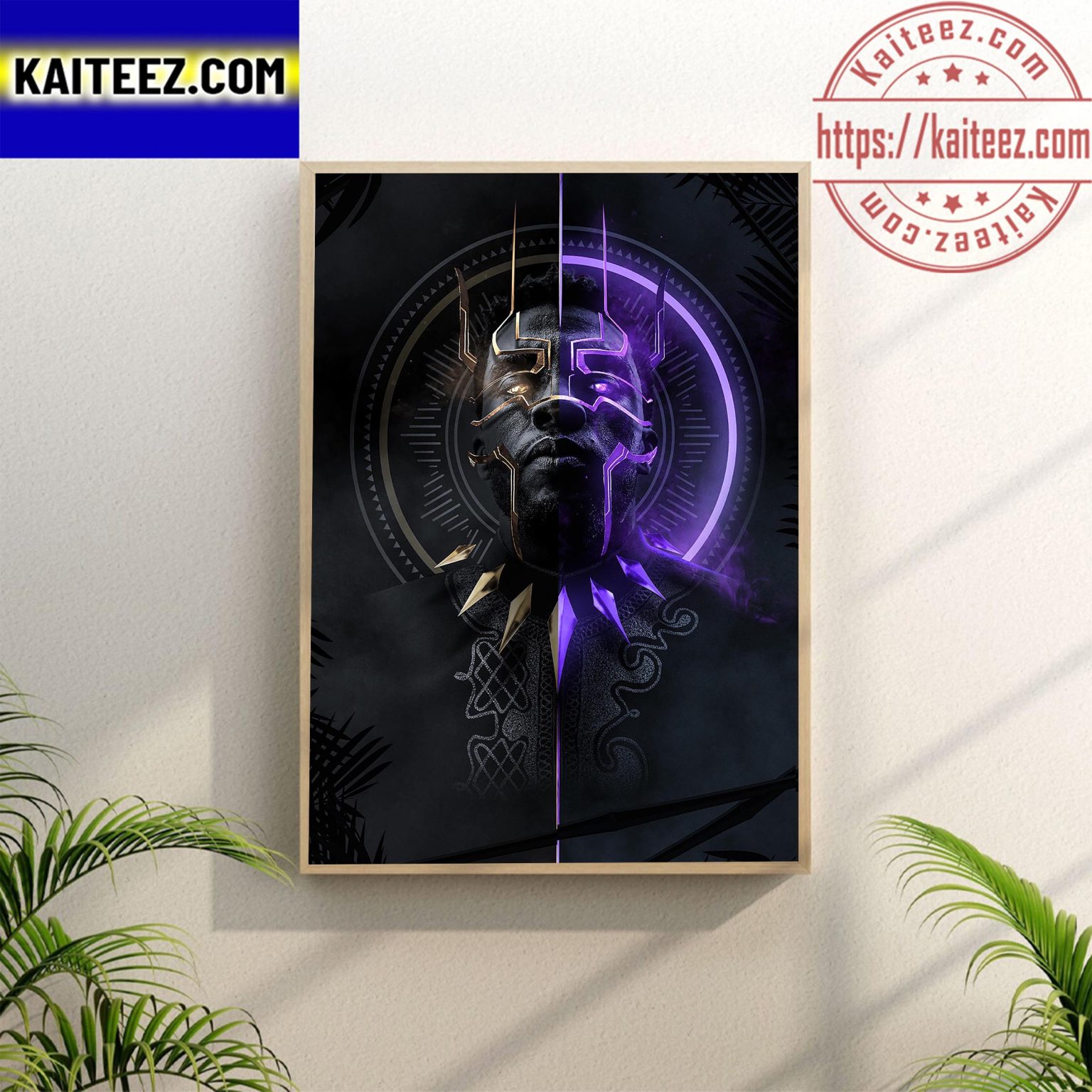Black Panther Wakanda Forever Official Poster Canvas - Kaiteez