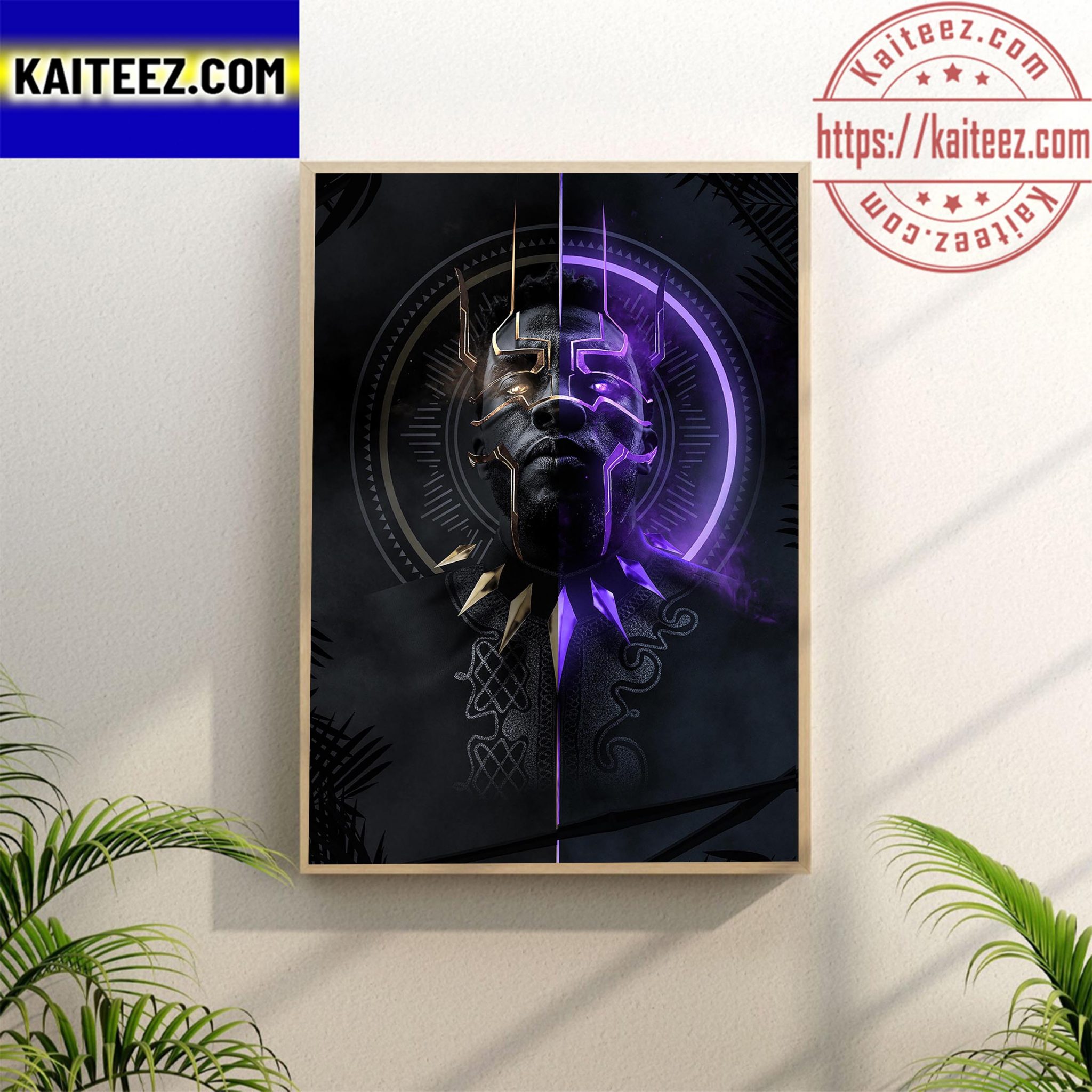 Black Panther Wakanda Forever Official Poster Canvas - Kaiteez