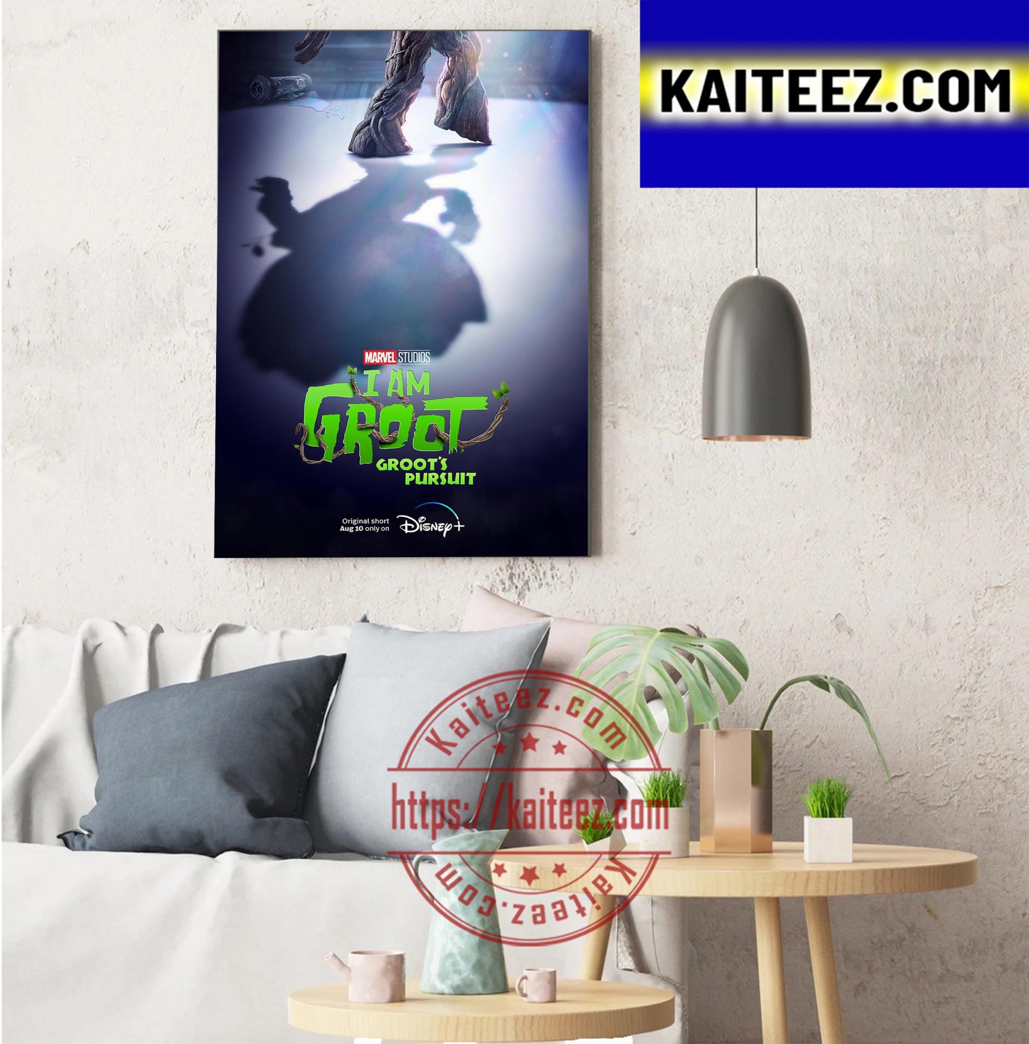 Marvel Studios I Am Groot Groot's Pursuit Home Decor Poster Canvas ...