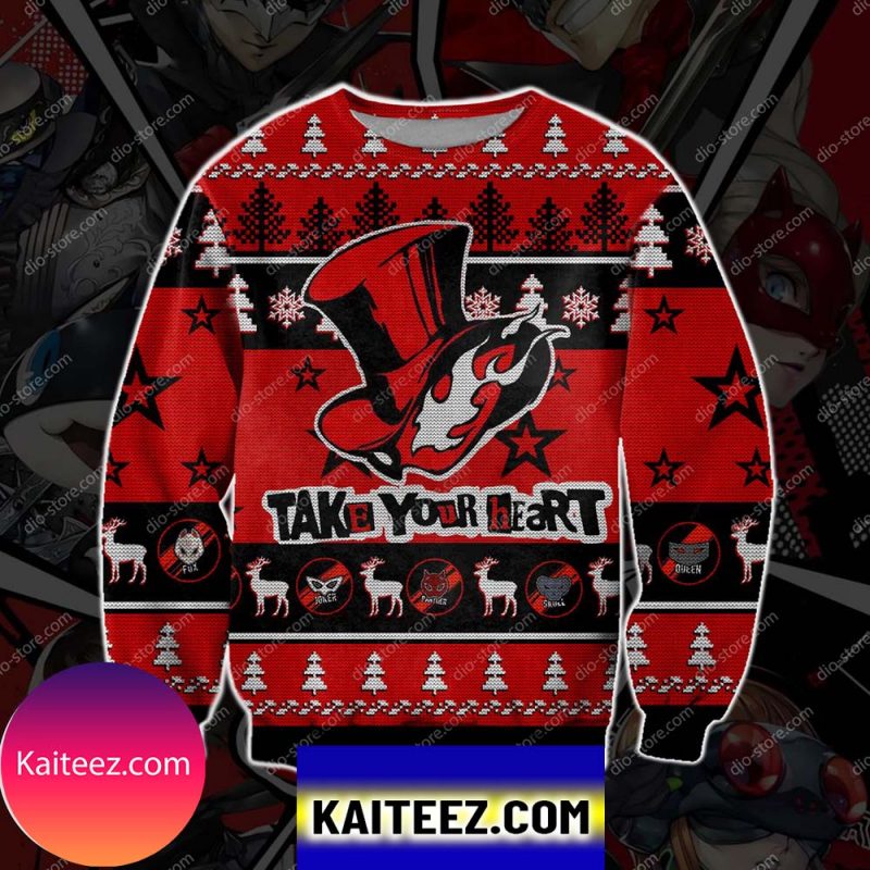 Persona 5 Christmas Ugly Sweater - Kaiteez