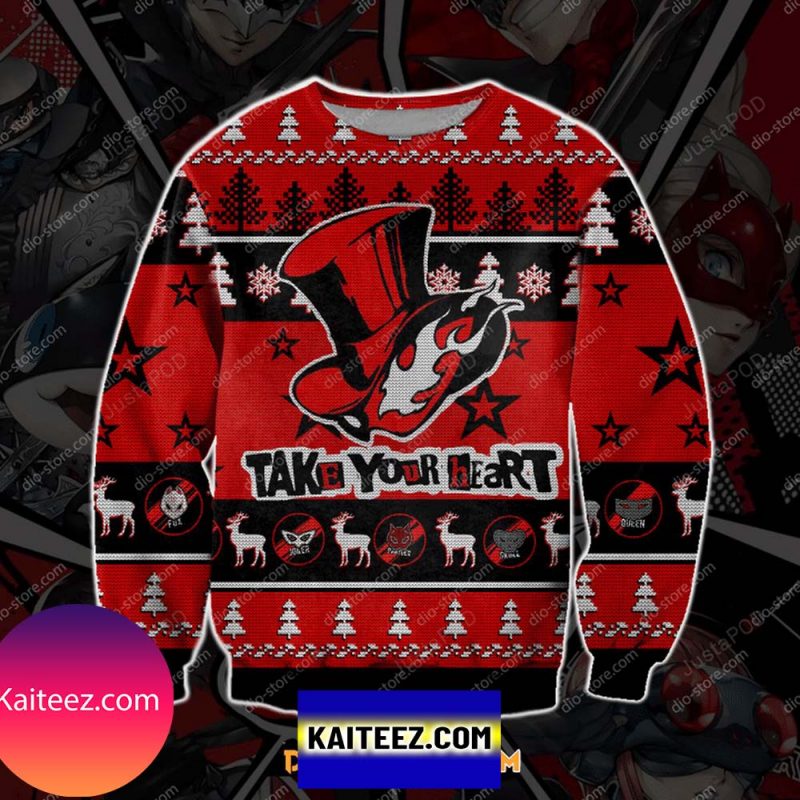 Persona 5 Christmas Ugly Sweater - Kaiteez