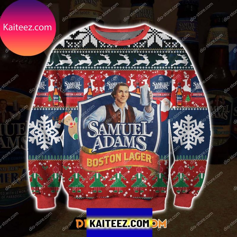 Samuel Adams Knitting Pattern Christmas Ugly Sweater - Kaiteez