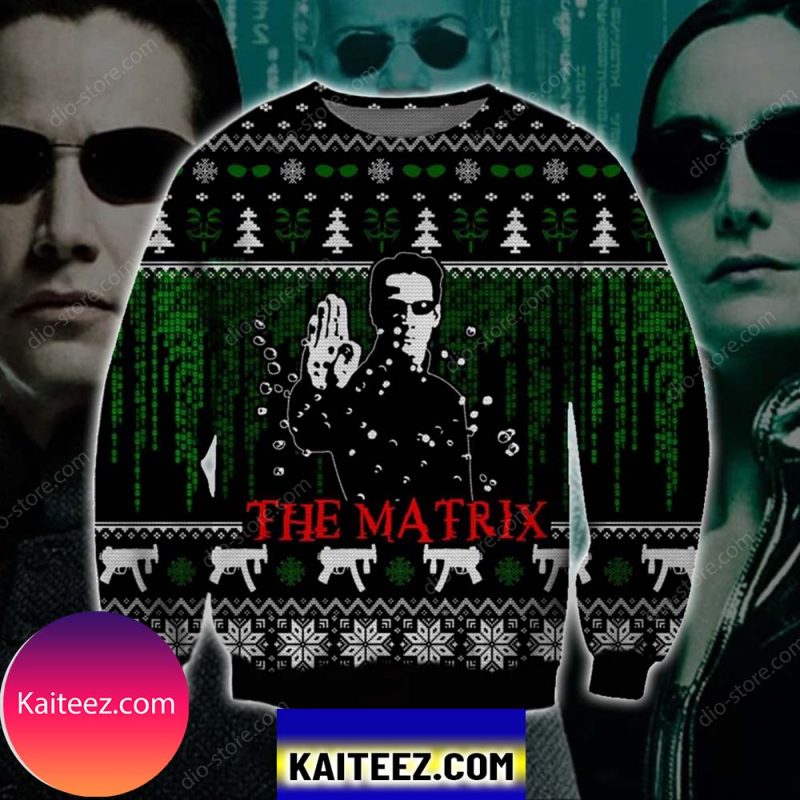 The Matrix 3d All Over Printed Christmas Ugly Sweater - Kaiteez