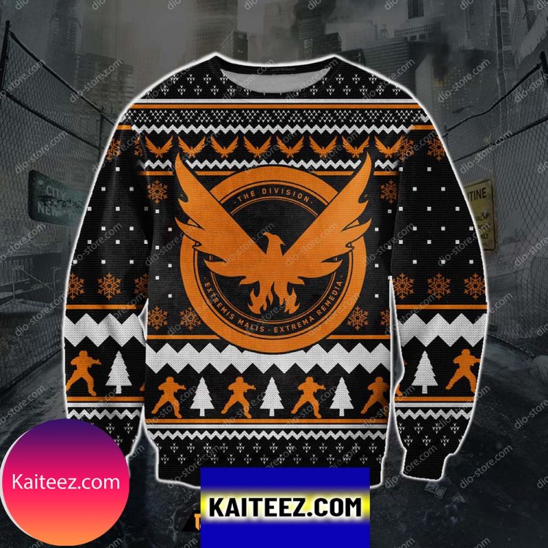 Tom Clancy's The Division 3d Print Christmas Ugly Sweater - Kaiteez