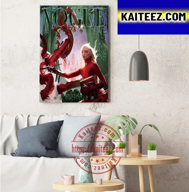 Vogue China Cover By Grimes Art Decor Poster Canvas - Kaiteez