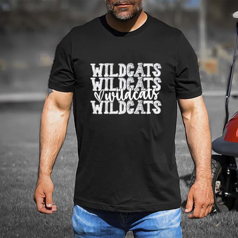 Wildcats Spirit Wear Game Day School Mascot Sport Fan Team Gift T-Shirt ...