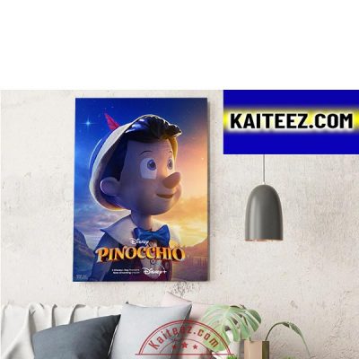 Disney Pinocchio Poster Of Pinocchio Decorations Poster Canvas - Kaiteez