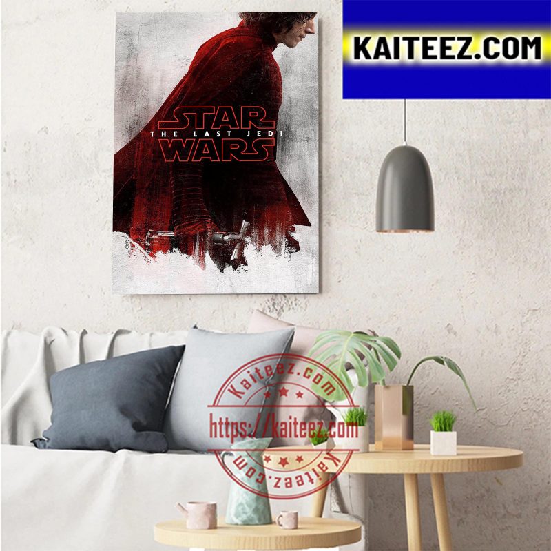 Kylo Ren Poster For Star Wars The Last Jedi Art Decor Poster Canvas ...