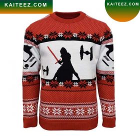 Star Wars Kiss a Wookiee Star Wars Christmas Ugly Sweater - Kaiteez