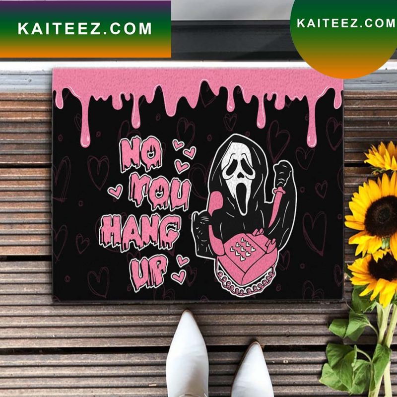 90s Horror Movie No You Hang Up Scary Welcome Doormat - Kaiteez