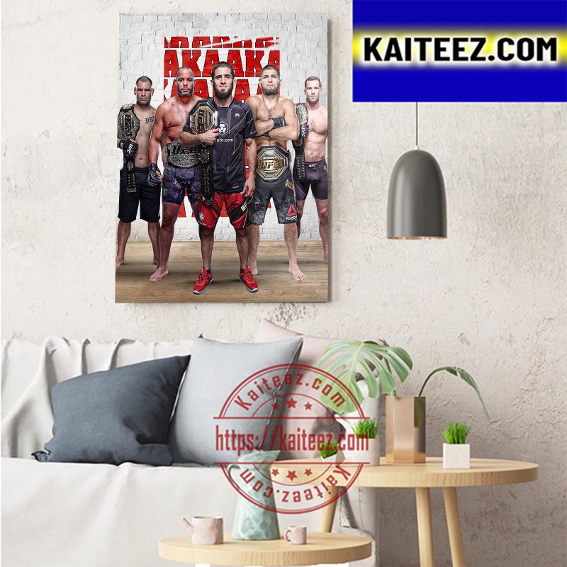 AKA's Champion's Row UFC on BT Sport Art Decor Poster Canvas - Kaiteez